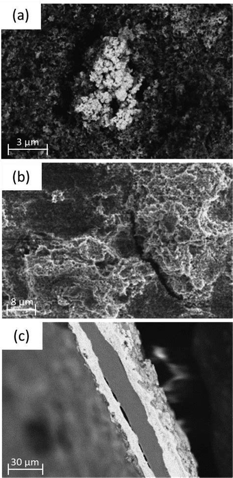 Sem Images Showing Various Cl Defects Such As A Catalyst Clustering Download Scientific