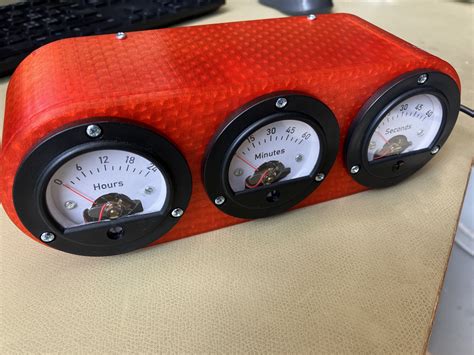 Retro Style Analog Gauge Clock By Smallthings Ch Download Free Stl Model