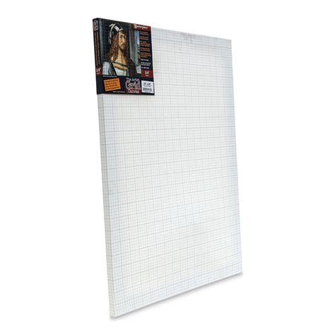 the artist grid 3 4 profile cotton canvas 18 x 24 artist grid