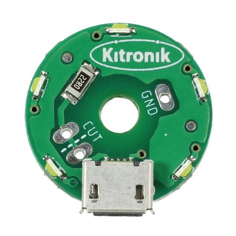 Module LED d éclairage latéral rond Kitronik Opencircuit