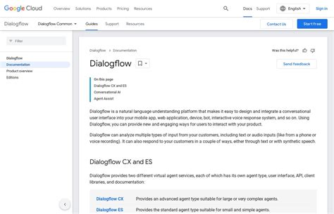 Dialogflow Api Apislist