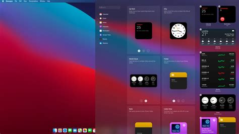 Heres A First Look At The New Control Center And Widgets On Macos Big