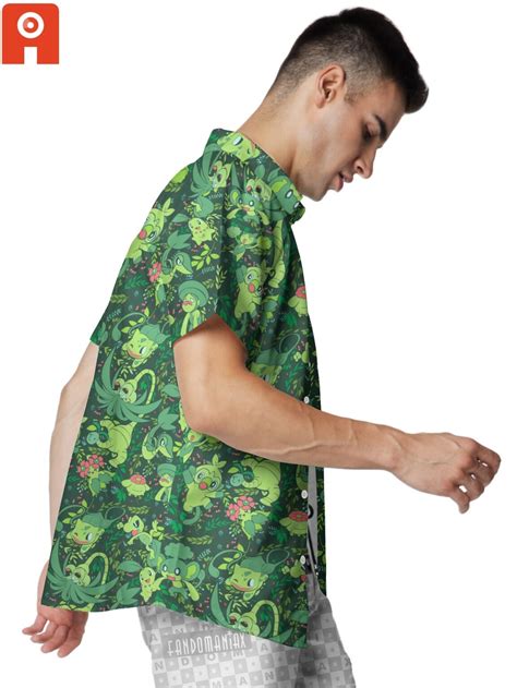 Grass Type Aloha Hawaiian Shirt Unique Anime Apparel For Fans