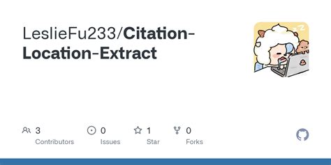 Github Lesliefu233citation Location Extract