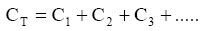 Electrical Capacitance Equations Formulae