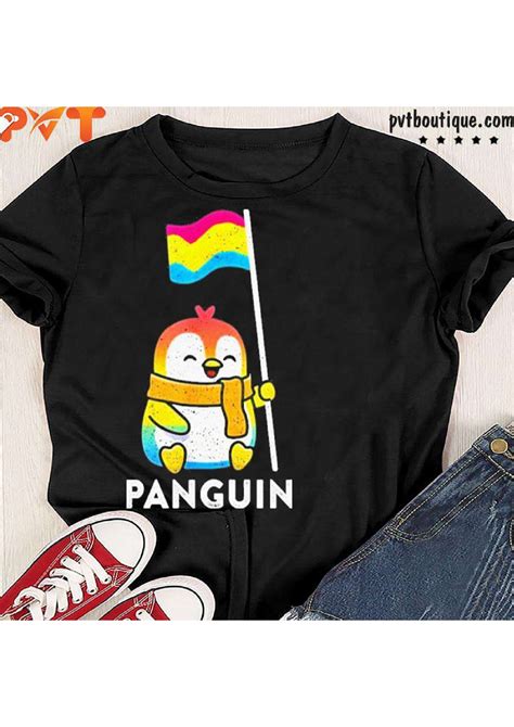 Pansexual Flag Pan Pride Penguin T Pansexual Shirt Pvtboutique