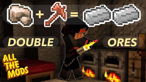 Early Game Tip Double Ores With The Ore Hammer All The Mods 8 And 9 Essentials Episode 5 Youtube