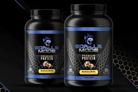 Gorilla Mind Sweet Blueberry Muffin Gorilla Mode Premium Protein