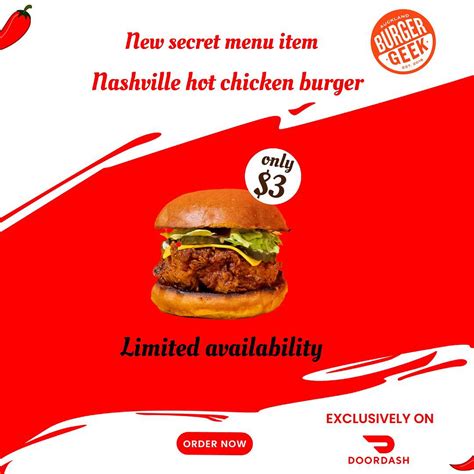 Burger Geek 🔥 Introducing Our 🔥 Secret Menu Sensation Burger Geek 🔥 Introducing Our 🔥 Secret Menu Sensation