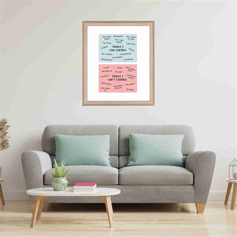 Things I Can Control Poster For Mental Health Digital Pdf Therapybypro