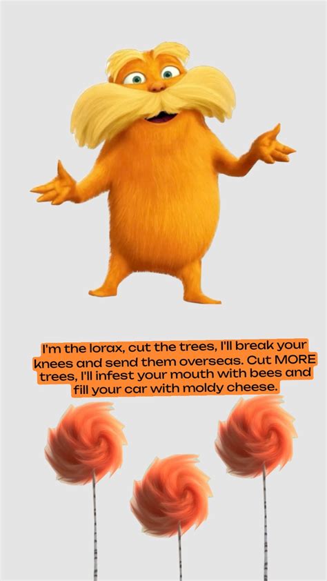 Pin By Haylie Cooper On Lorax🧡🤨 The Lorax Lorax Costume Funny Memes