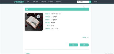 Spring Boot小说网站系统 毕业设计源码论文答辩pptspringboot图书管理系统答辩pptbsyyds214的博客 Csdn博客
