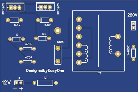 How To Make Inverter 12v To 220v Raypcb