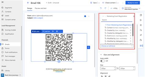 이벤트 등록 콘텐츠 링크 또는 Url에 Qr 코드 사용 Dynamics 365 Customer Insights Microsoft Learn