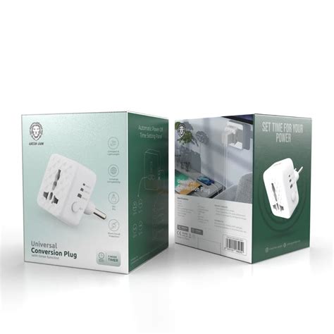 تبدیل برق جهانی تایمردار گرین Green Universal Conversion Plug With