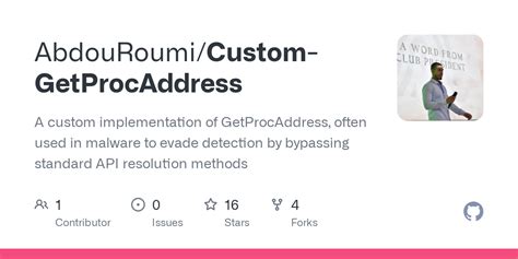 Github Abdouroumicustom Getprocaddress A Custom Implementation Of
