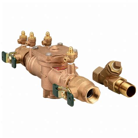 Watts 009 With Strainer Reduced Pressure Zone Backflow Preventer