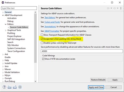How To Wrap Long Strings Automatically In ADT SAP Community