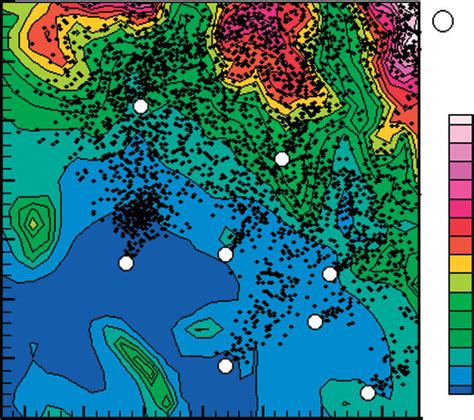 A Spatial Velocity Distribution And B Plume Trajectory As Of 0900