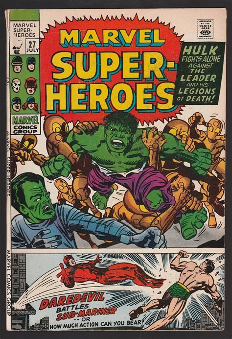 Marvel Super Heroes 27 X Men Vs Unus Daredevil Vs Submariner Hulk