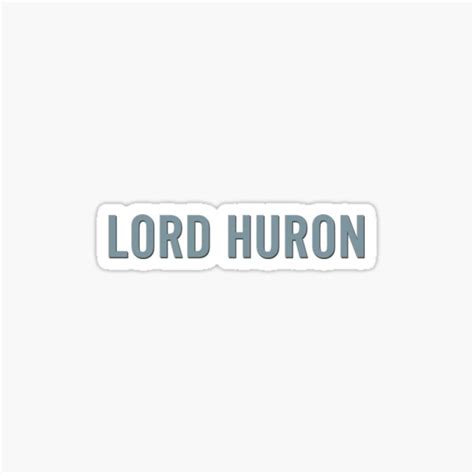 Lord Huron Logo Sticker For Sale By Janetlmcd32 Redbubble