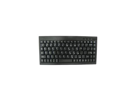 SolidTek Mini Keyboard ACK 595U CF Black Wired Keyboard Newegg Ca