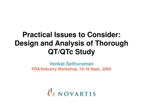 Ppt Practical Issues To Consider Design And Analysis Of Thorough Qt