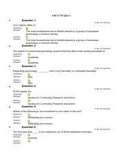 EDCO Quiz Docx EDCO Quiz Question Out Of Points Core Values Refers To