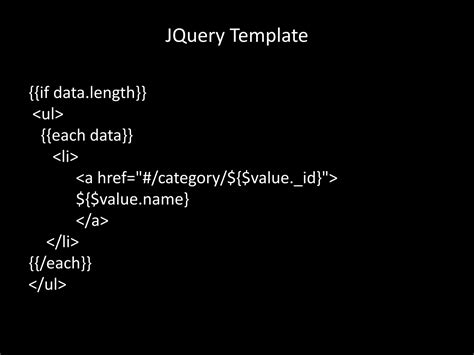 Jade And Javascript Templating Ppt