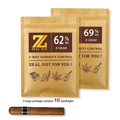 10pcs Humidor Packets 62 69 8 Grams Humidity Cigar 2 Way Humidity