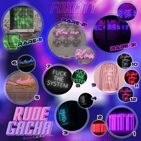 Second Life Marketplace Foxcity Rude Gacha 12 Be Naked Purple