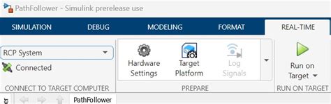 Simulate Path Following On Speedgoat Real Time Target Machine Matlab