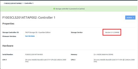 View The Storage Controller Version Thinkagile Cp Lenovo Docs