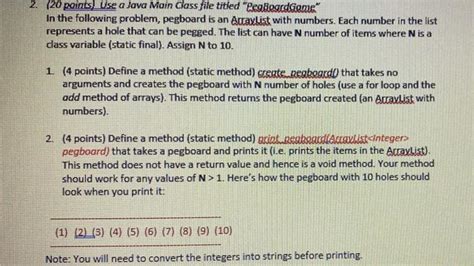 Solved 2 20 Points Use A Java Main Class File Titled