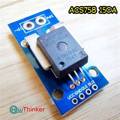 Promo Modul Sensor Arus Hall Current Sensor Acs758 50a 100a 150a Ac Dc