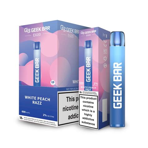 Geek Bar White Peach Razz E600 Disposable Vape