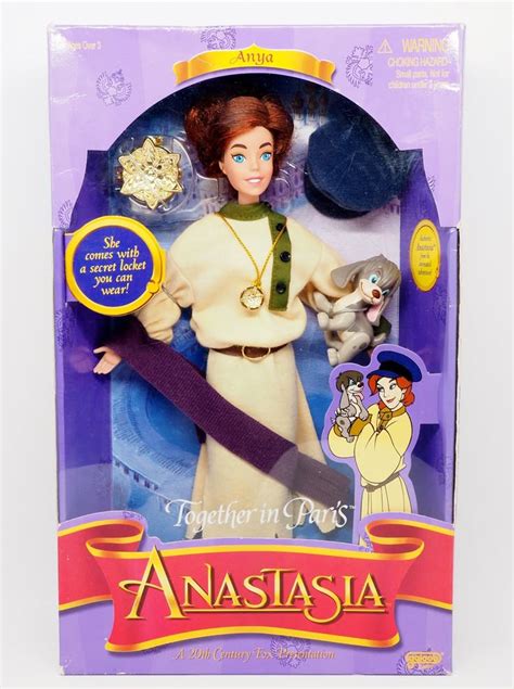 1997 Together In Paris Anya Anastasia Doll Galoob Disney Princess