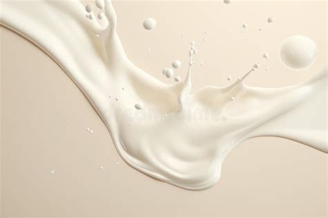 Luscious Splash Of Milk Generate Ai Stock Image Image Of Group