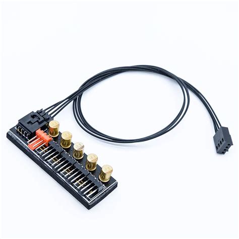 Buy 5 Way PWM Fan Hub Splitter 4 Pin CPU Cooling HUB For 12V Computer Fans Online At DesertcartINDIA
