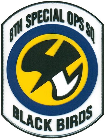 8th Special Operations Squadron Pvc Flightline Insignia