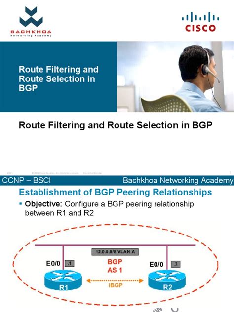 Route Filtering And Route Selection In Bgp Pdf Networking Standards Cisco Certifications