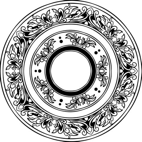 Vector Ornament Frame Floral Wedding Decoration 40219286 Vector Art At Vecteezy