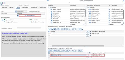 Sap Workflow Read Decision Note For A Task Action From Myinbox