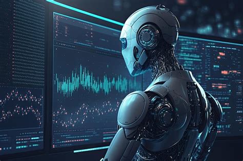 Premium Ai Image Ai Robotic Trader Financial Forex Trading Automation Concept