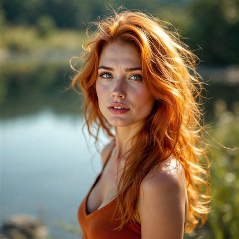 42 Pics Of A Redhead At A Remote Lake The Ai Redheads