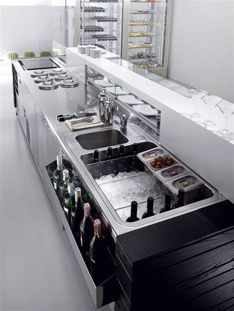 Oscartek Counter Systems Stainless Steel Counter With Oranges