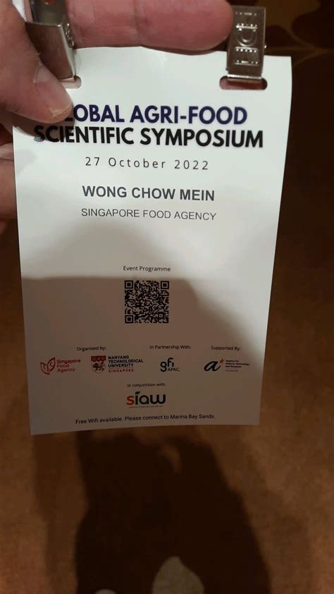 Wong Chow Mein On Linkedin Foodsafety Foodsecurity Singapore Singaporefoodagency…