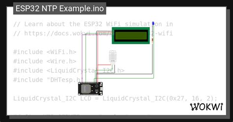 Esp32 Ntp O Wokwi Esp32 Stm32 Arduino Simulator