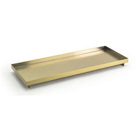Rectangle Matte Brass Amenity Tray At ₹ 800piece Brass Serving Trays In Moradabad Id