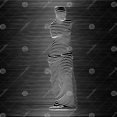 Vector Illustration Of Venus Sculpture 3d Model Parametric Sections